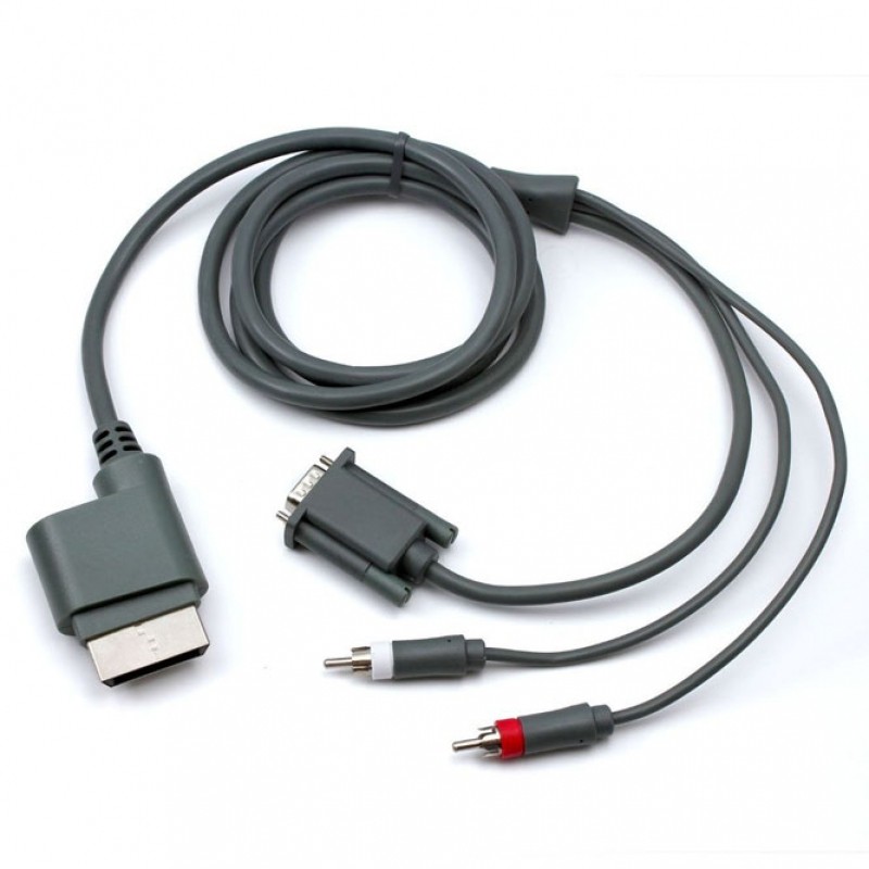 Купить Кабель Xbox 360 - VGA HD AV в наличии СПБ PiterPlay.com