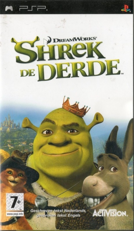 Купить Shrek The Third для PSP б/у (eng) в наличии СПБ PiterPlay.com